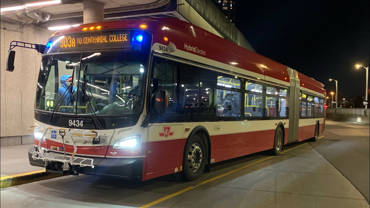 TTC Ride Video on 9434 2023 New Flyer XDE60 on route 903 to Centennial ...