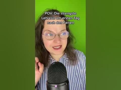 POV: Die strengste Lehrerin am ersten Tag nach den Ferien #asmr - YouTube