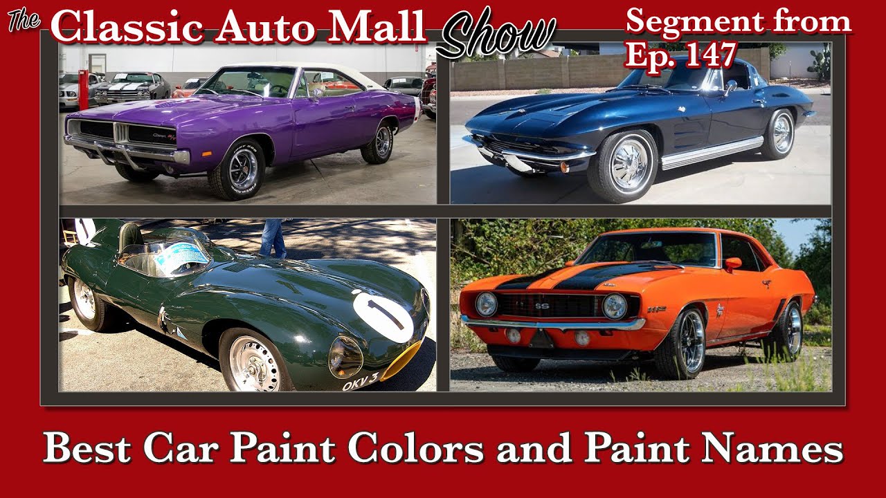Best Car Paint Colors and Names - Segment from Episode 147 of The ...