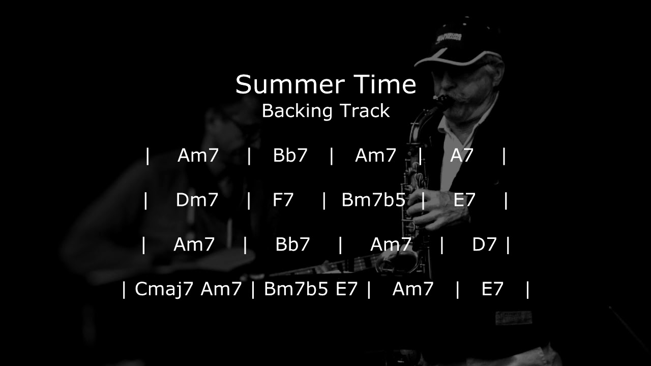 Summer Time - Backing Track - YouTube
