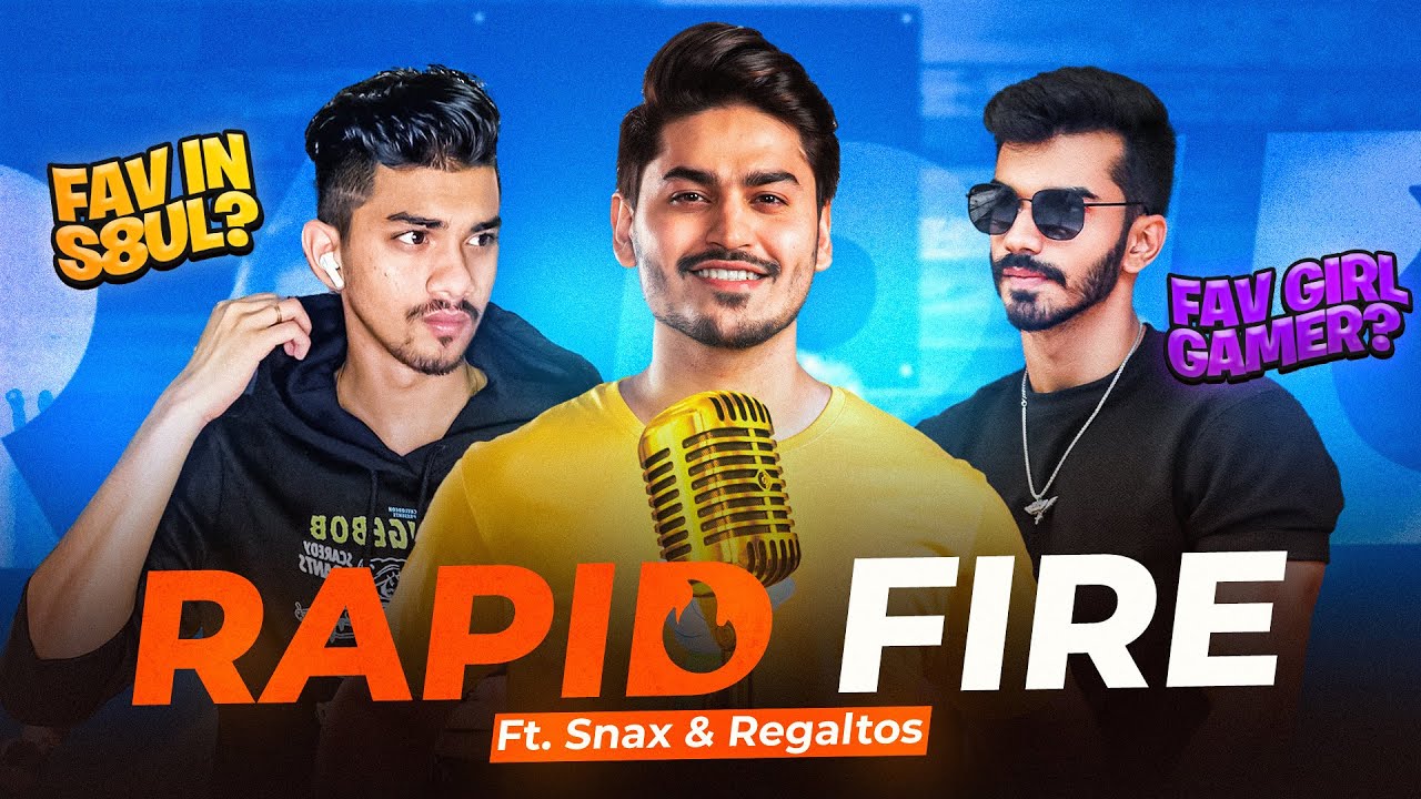 HILARIOUS: Snax Gaming & Regaltos Rapid Fire | JokerKiHaveli - YouTube