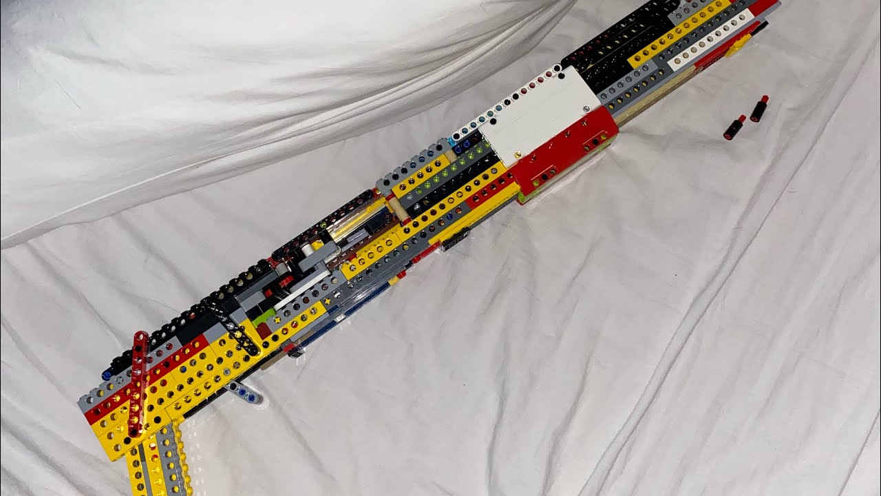 LEGO Shotgun semi auto and manual - YouTube