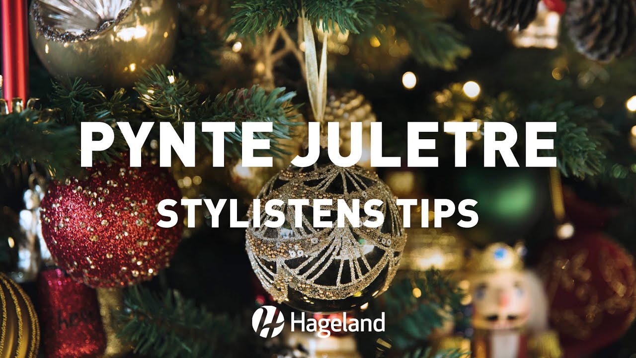 Pynte juletre - stylistens tips - YouTube