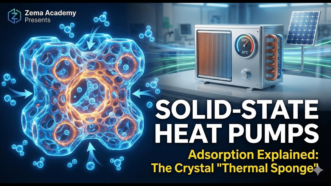 How Solid-State Sorption Heat Pumps Work: Adsorption Explained - YouTube
