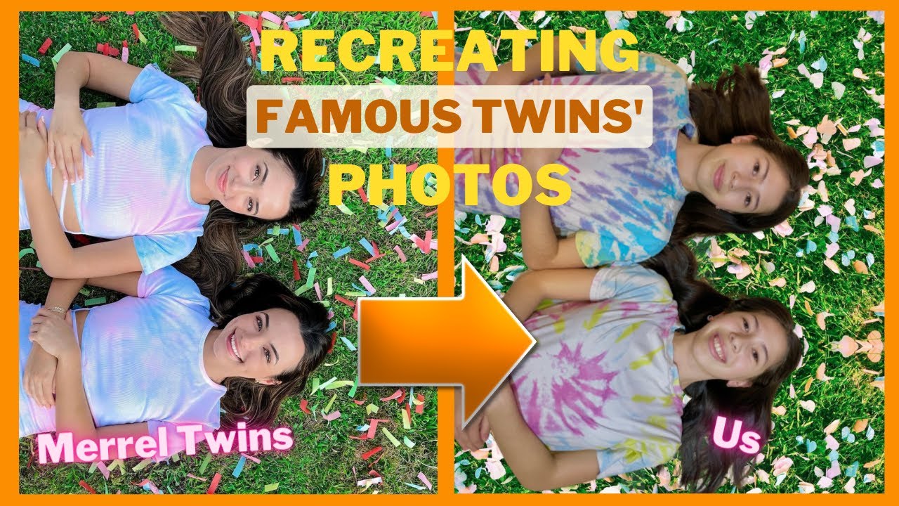 RECREATING FAMOUS TWINS’ PHOTOS | Merrell Twins, Dolan Twins, Rybka ...