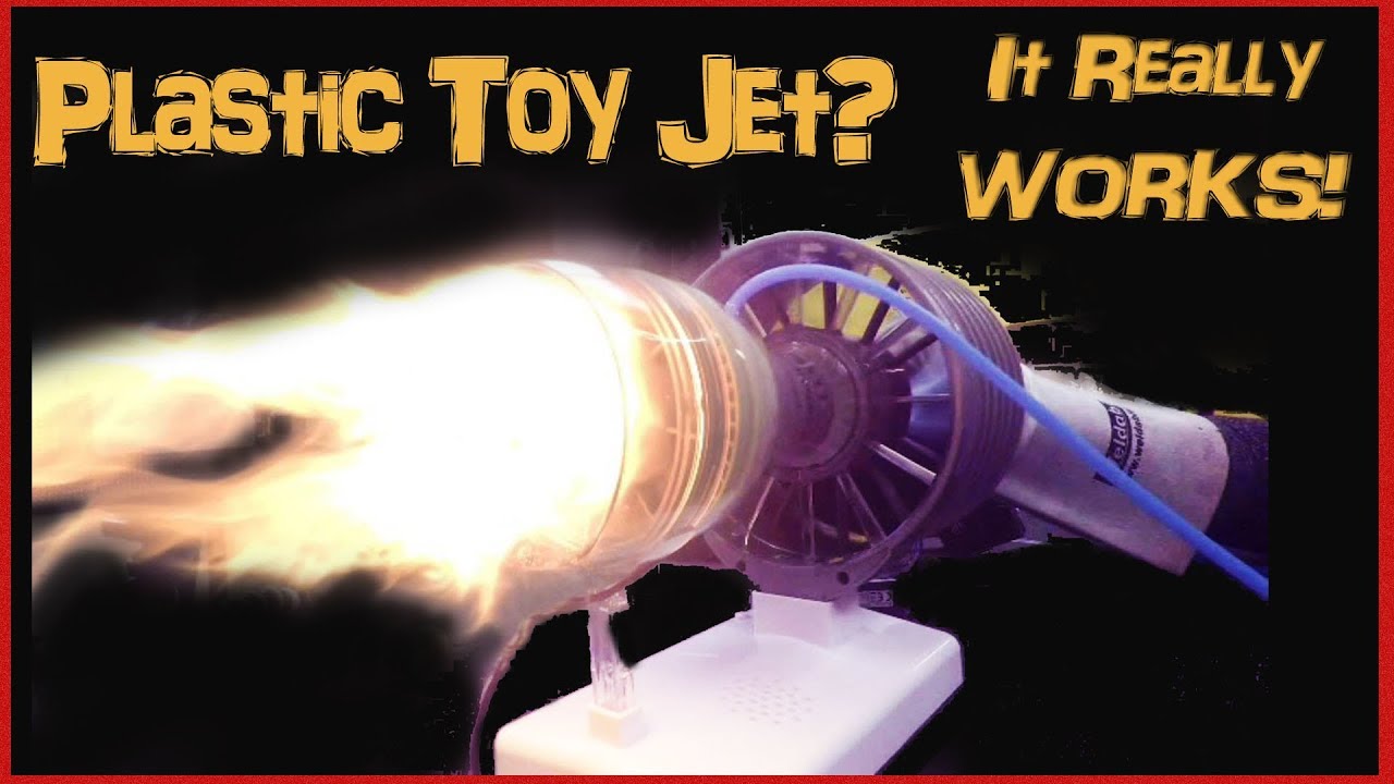 Plastic model Jet Turbine engine - does it really work? - YouTube