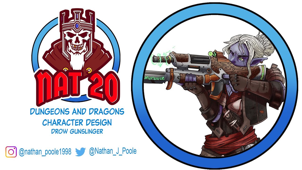 DnD Character Design | Drow Gunslinger - YouTube