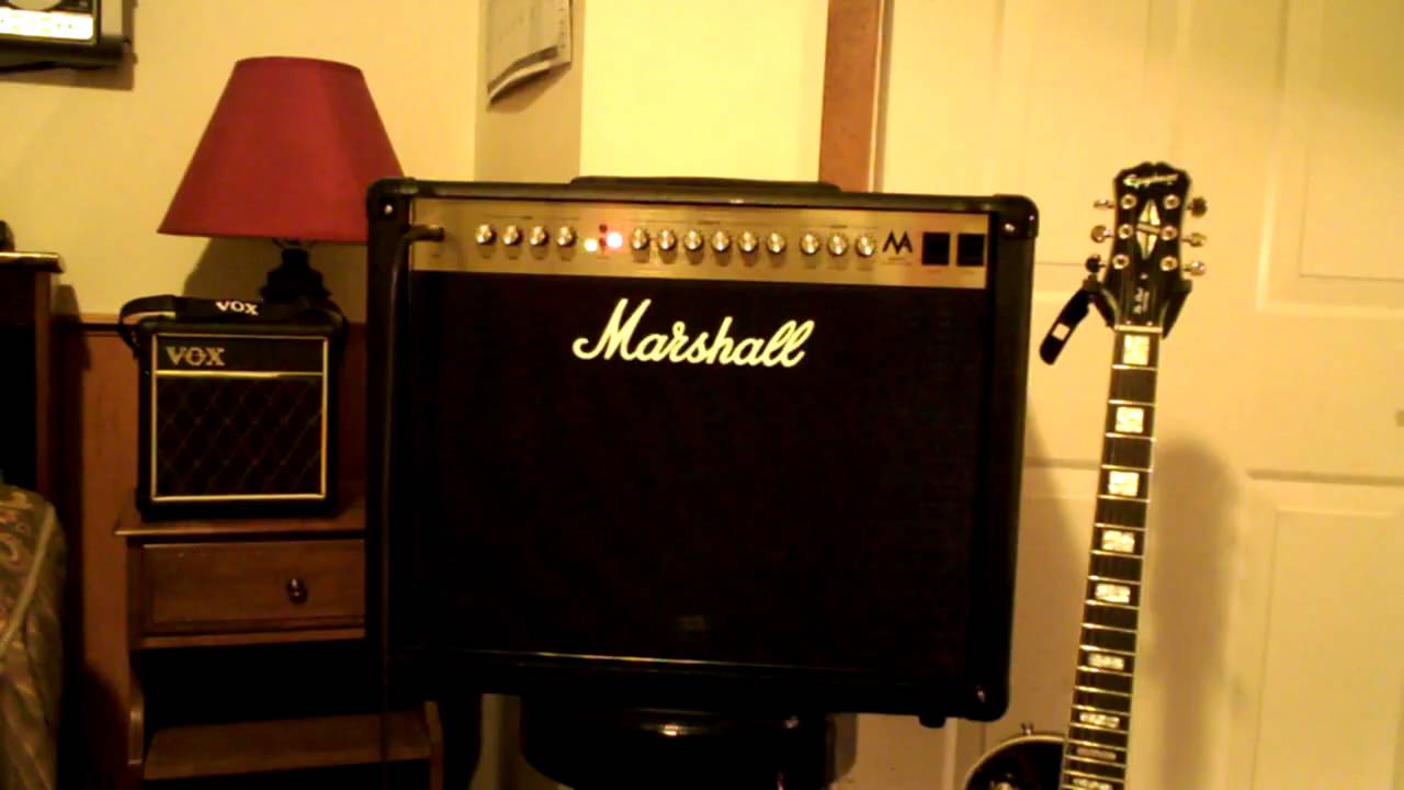 New! Marshall MA50C tube amplifier - YouTube