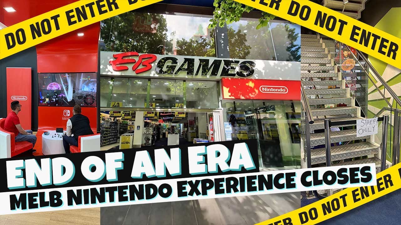Melbourne's Nintendo Experience Closes At EB Games Swanston St - YouTube