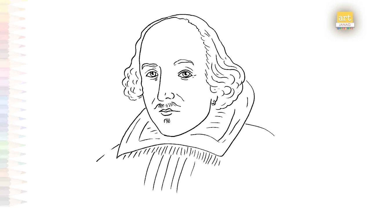 Expert Artist Shares Top Shakespeare Face Drawing Techniques | Outline ...