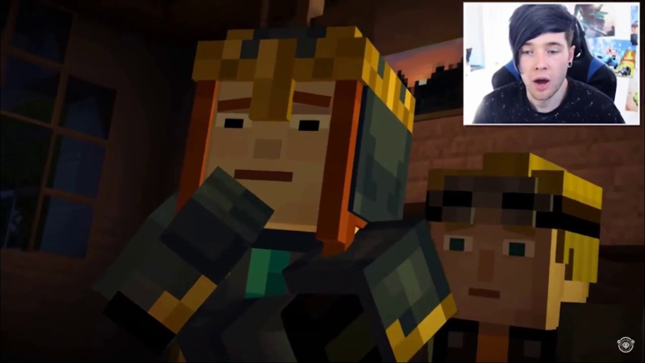 Youtubers React to Minecraft Story Mode - YouTube