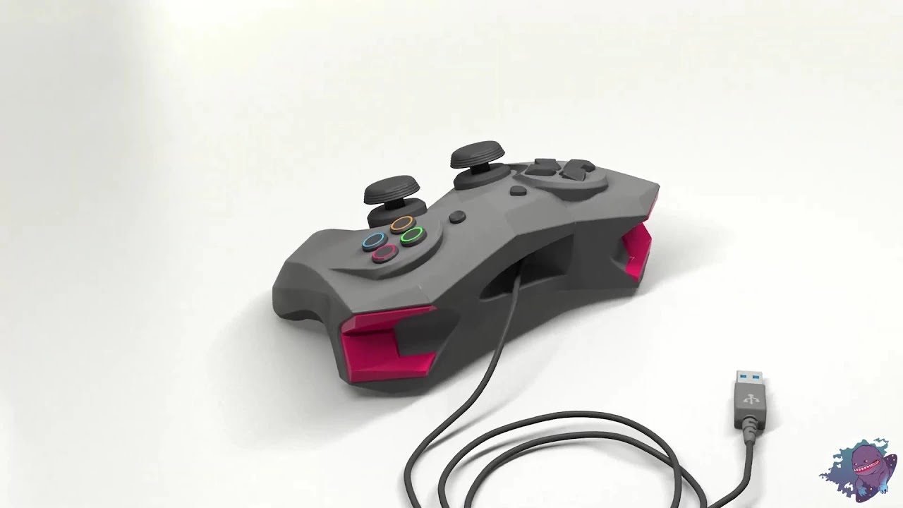 Gamepad design Многомер. 3D Coat, Cinema 4D Physical - YouTube