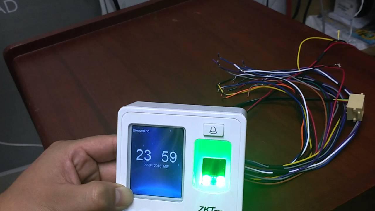 CONFIGURACION DEL CONTROLADOR ZK CA SF100ID - YouTube