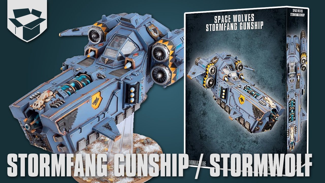 Анбоксинг - Stormfang Gunship / Stormwolf - YouTube