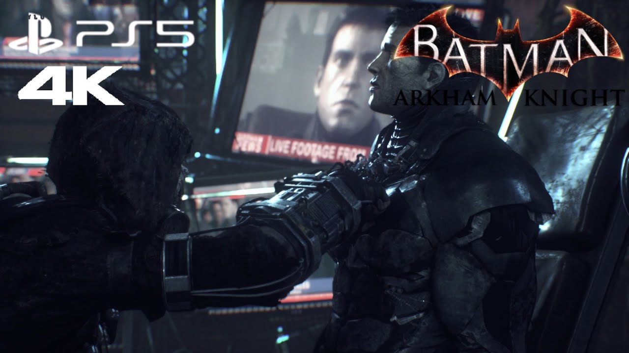 Batman: Arkham Knight - Batman's Identity Revealed 4K PS5 - YouTube