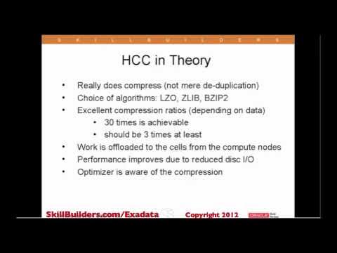 Oracle Exadata: Hybrid Columnar Compression (HCC) Introduction - YouTube