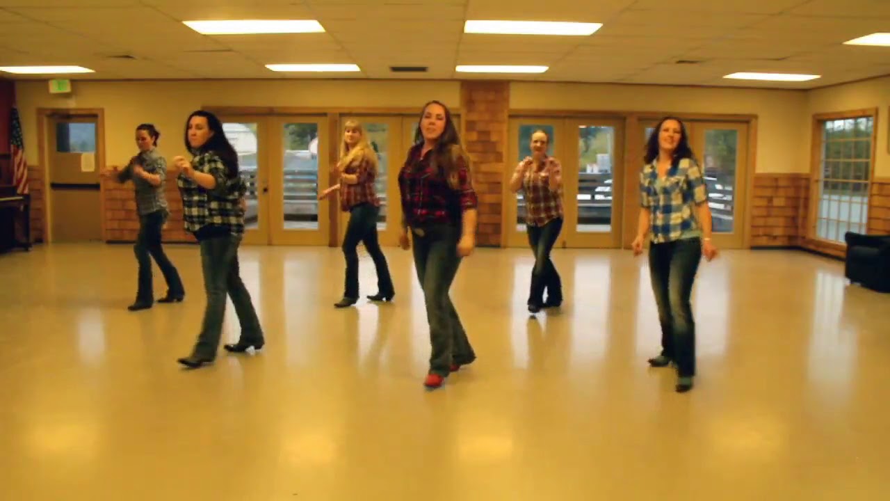 Line dance "Sin" to Got it Good by Justin Moore. Performed by ...