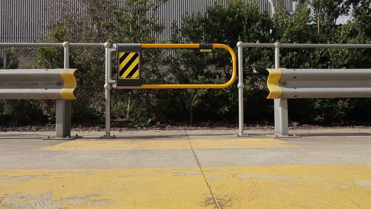 How to install the Ball-Fence Swing Gate - YouTube