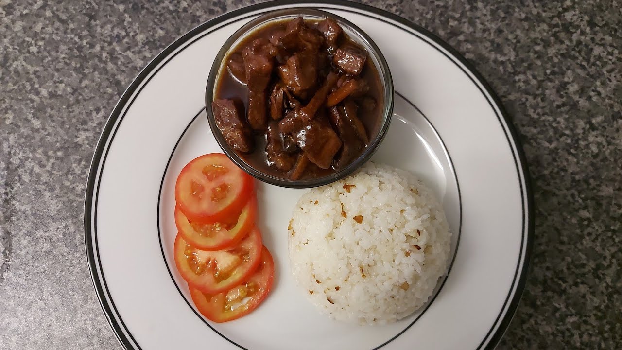 Pork Pares Recipe - YouTube