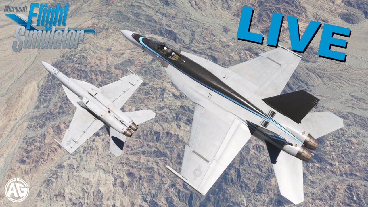 Formation Flying Practise With Viewers In Microsoft Flight Simulator ...