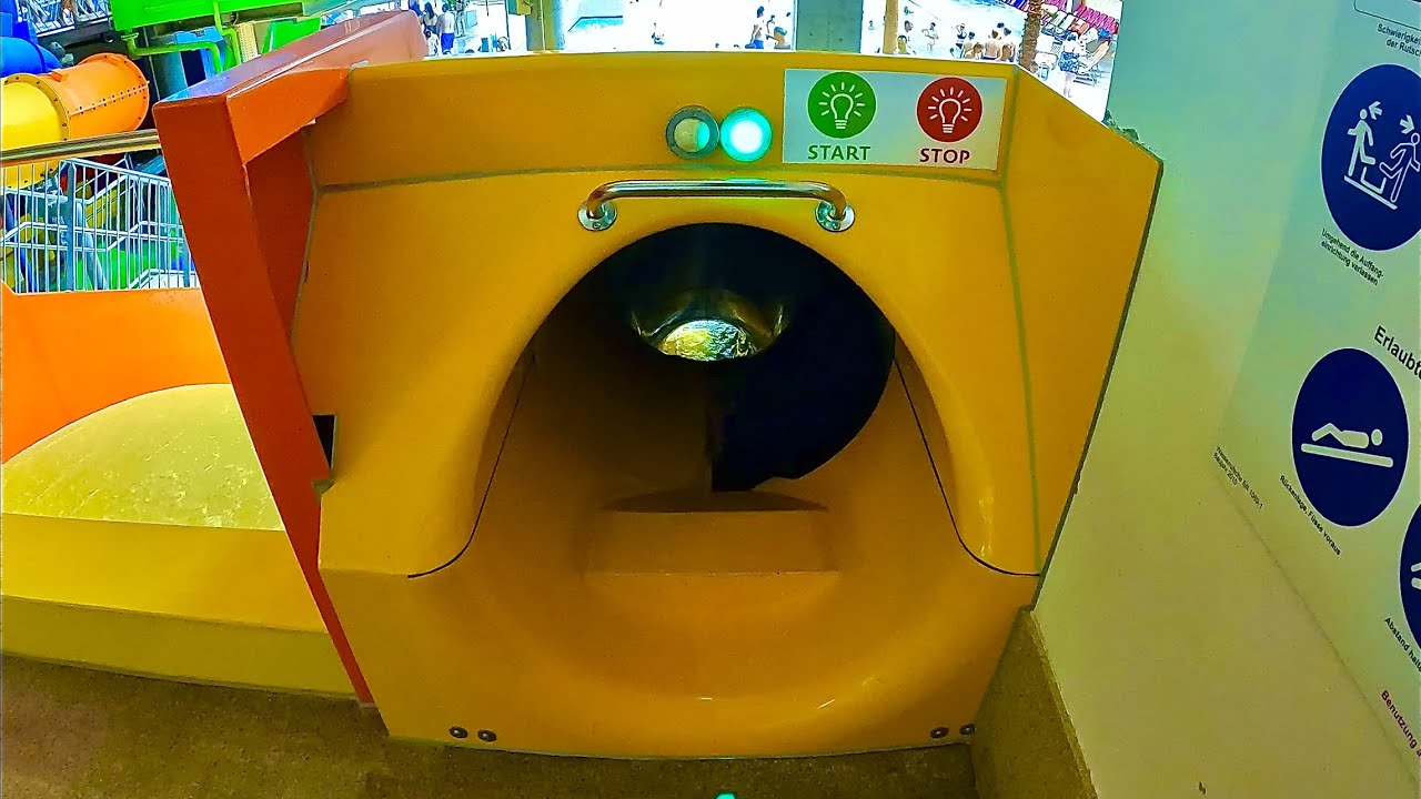 Funky Bee Water Slide at Badeparadies Schwarzwald - YouTube