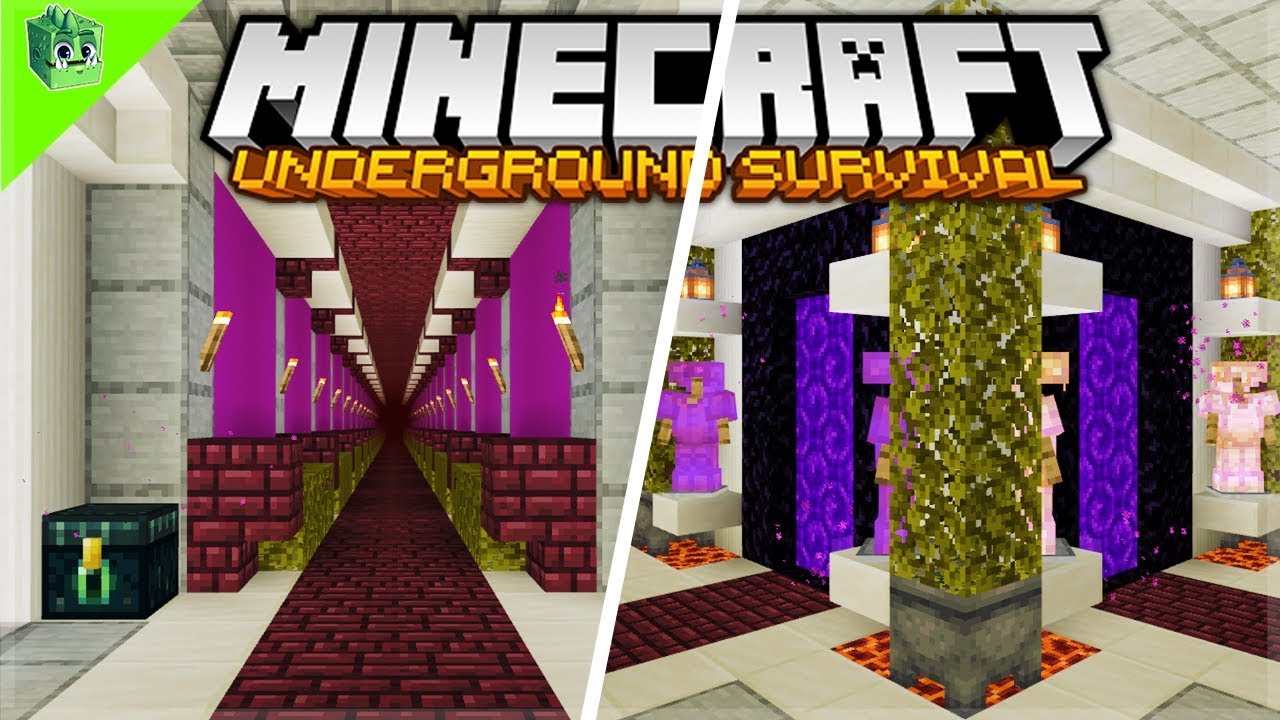 Nether Hub Expansion To New Locations! - Minecraft Underground Survival ...