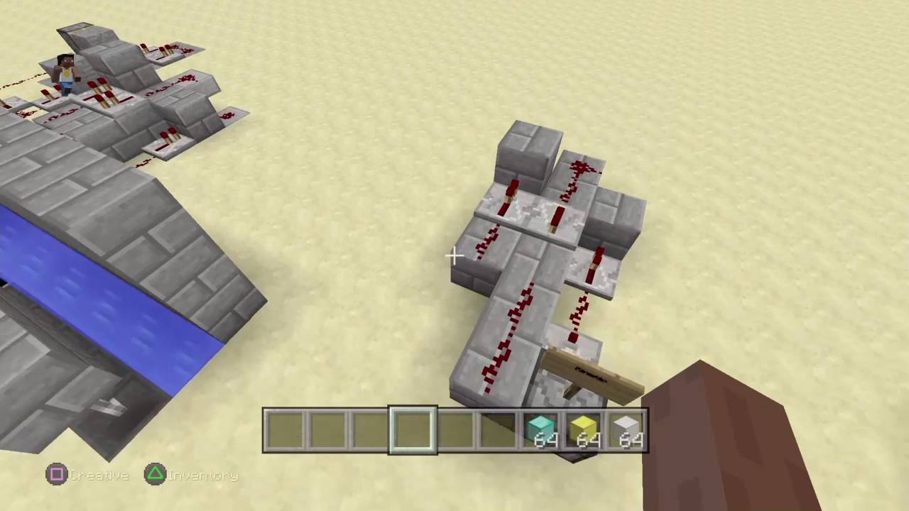 DROPPER DETECTION TUTORIAL SUPER FAST MINECRAFT PS4 - YouTube