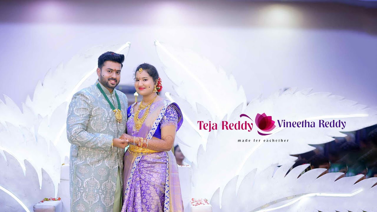 Teja Reddy+Vineetha Reddy #weddinghighlights #cinematic #weddingphotography - YouTube