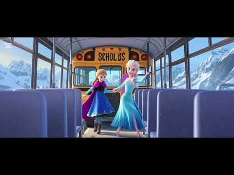 Frozen Elsa & Her Daughter Dancing on a Bus – Fun Song for Kids ...