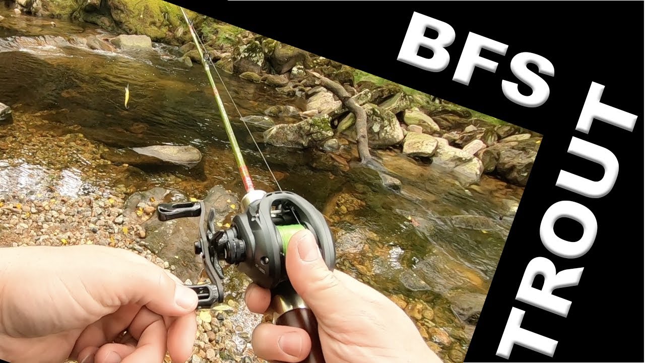 BFS TROUT ... Aioushi Fibreglass Rod & Tsurinoya Dark Wolf Ultra KF50S ...