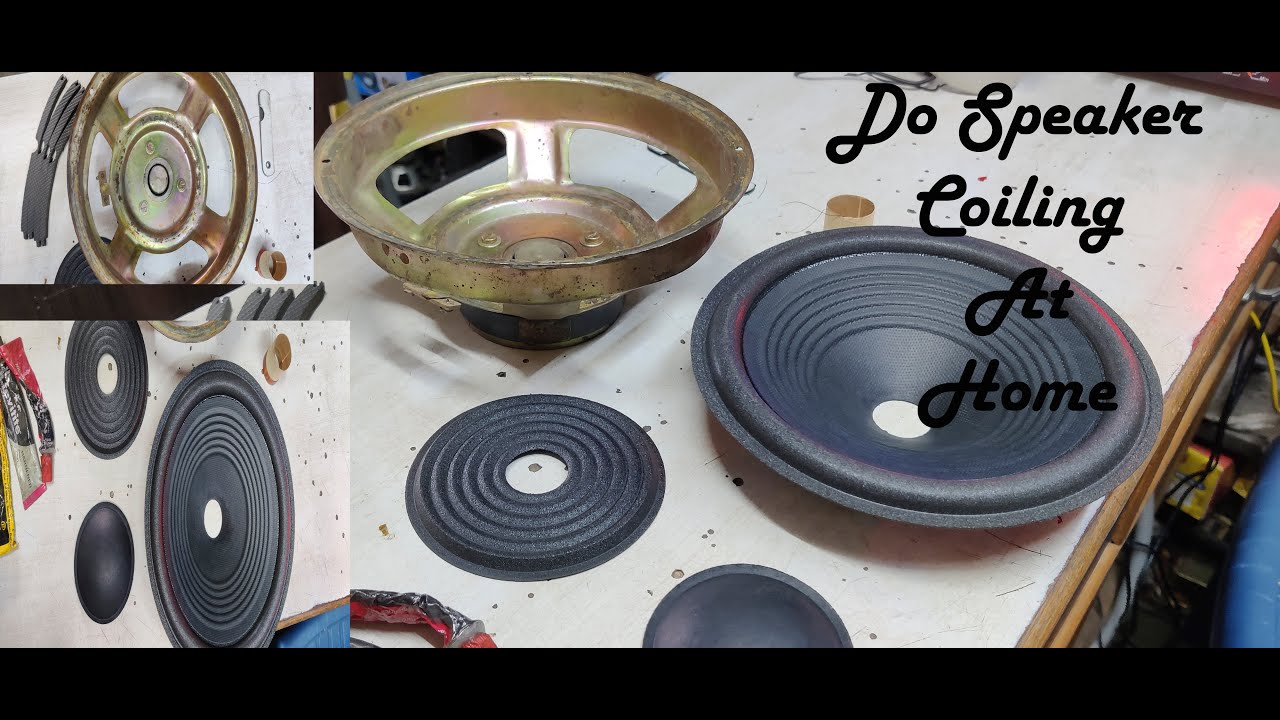 Speaker Coiling Work Full Detailed Video | Recoiling | Old Non Working ...