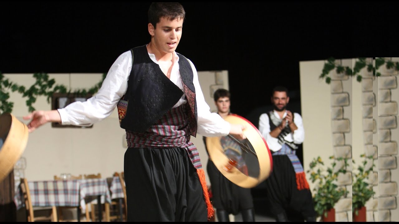 Παραδοσιακό Εργαστήρι - Χορός της τατσιάς (κόσκινο ή σίτα) - YouTube