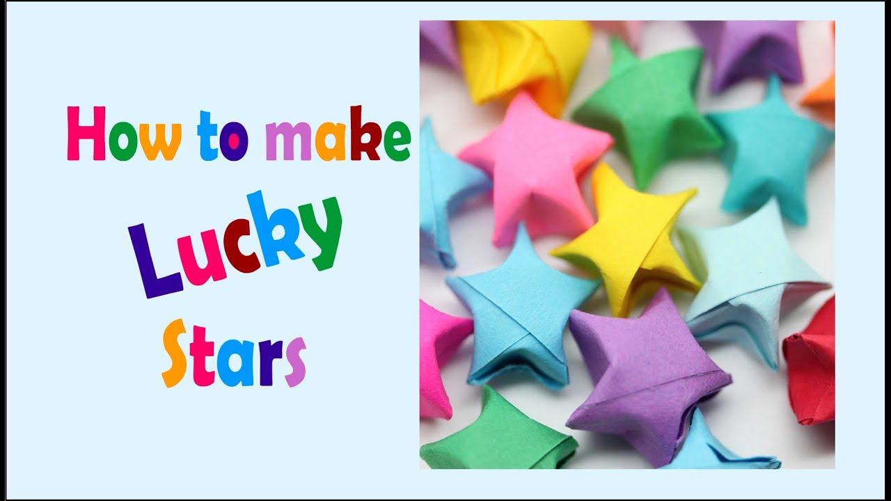 Paper stars tutorial - YouTube
