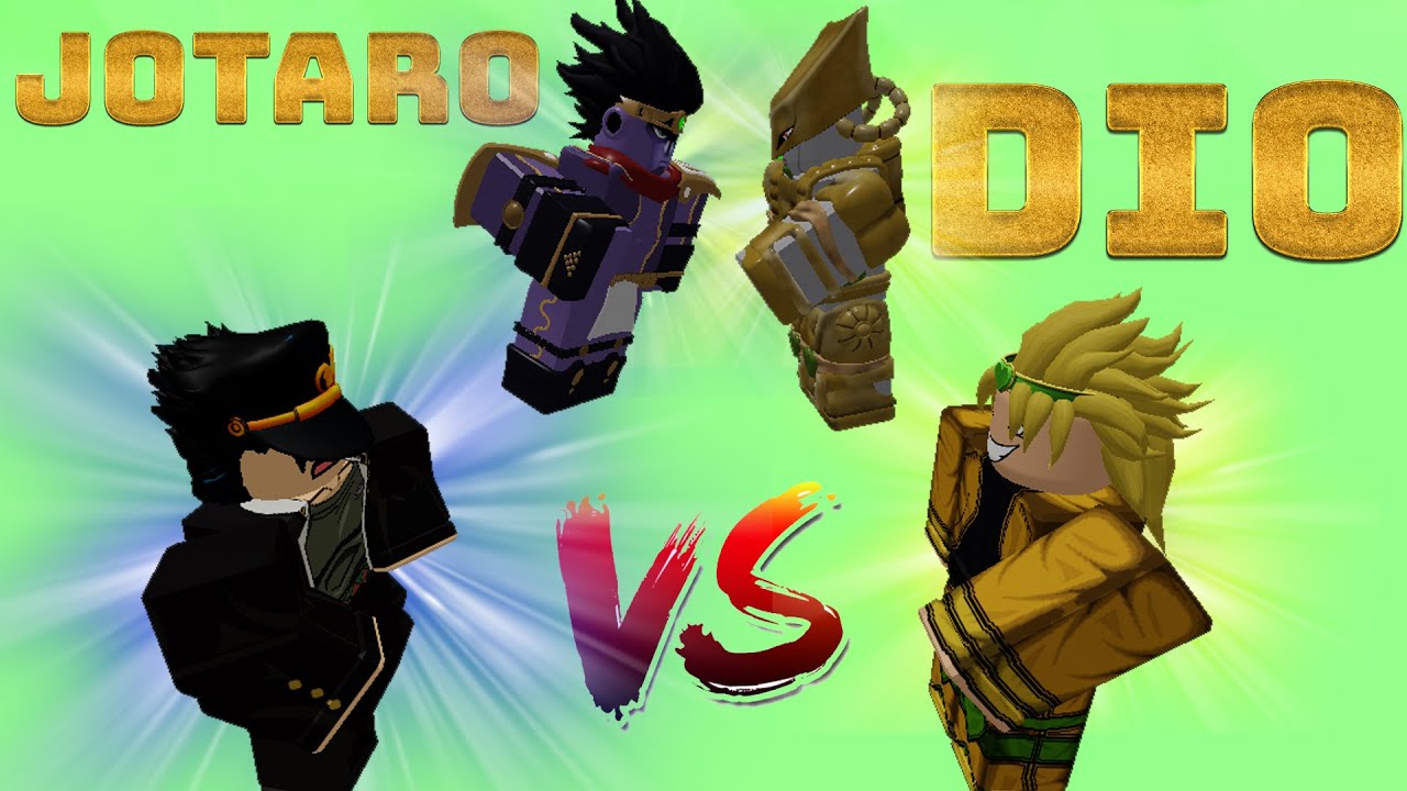 DIO и JOTARO БОЙ YBA В ROBLOX АНИМАЦИЯ jojo's bizarre adventure - YouTube