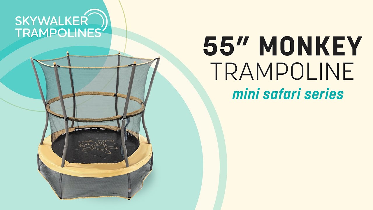 Lil' Monkey 55" Mini Trampoline - YouTube