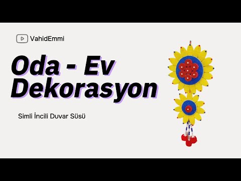 Simli Duvar süsü HAVALI KENDİN YAP EV YAPIMI ODA DEKORASYONU FİKİRLERİ - ODA DEKORASYON TÜYOLARI