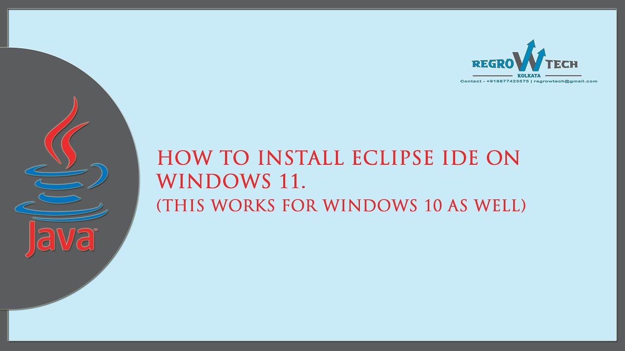 How to Install Eclipse IDE on Windows 11 (This works for Windows 10 as ...