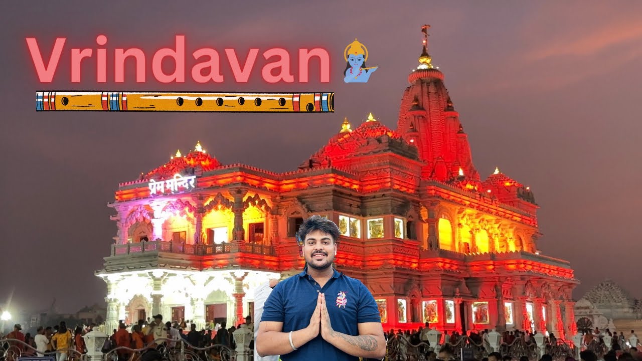 The most beautiful Temple of north India | Prem mandir Vrindavan ...