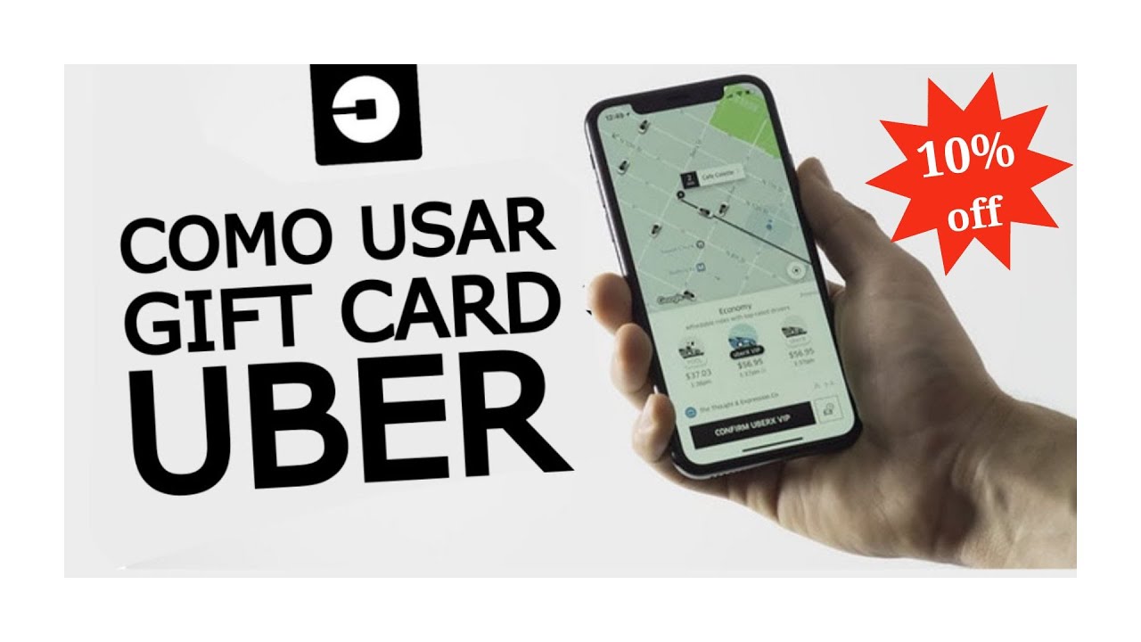 Uber Cash - Como usar o GIFT CARD PRÉ PAGO do UBER | Resgate o código ...
