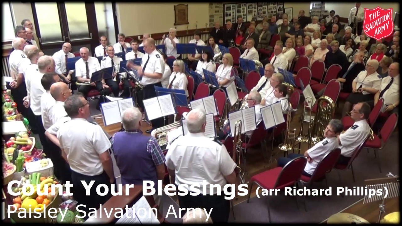 Paisley Salvation Army - Count your Blessings (arr Richard Phillips ...
