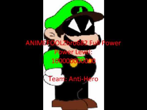 cdi-z characters power levels take 1 - YouTube