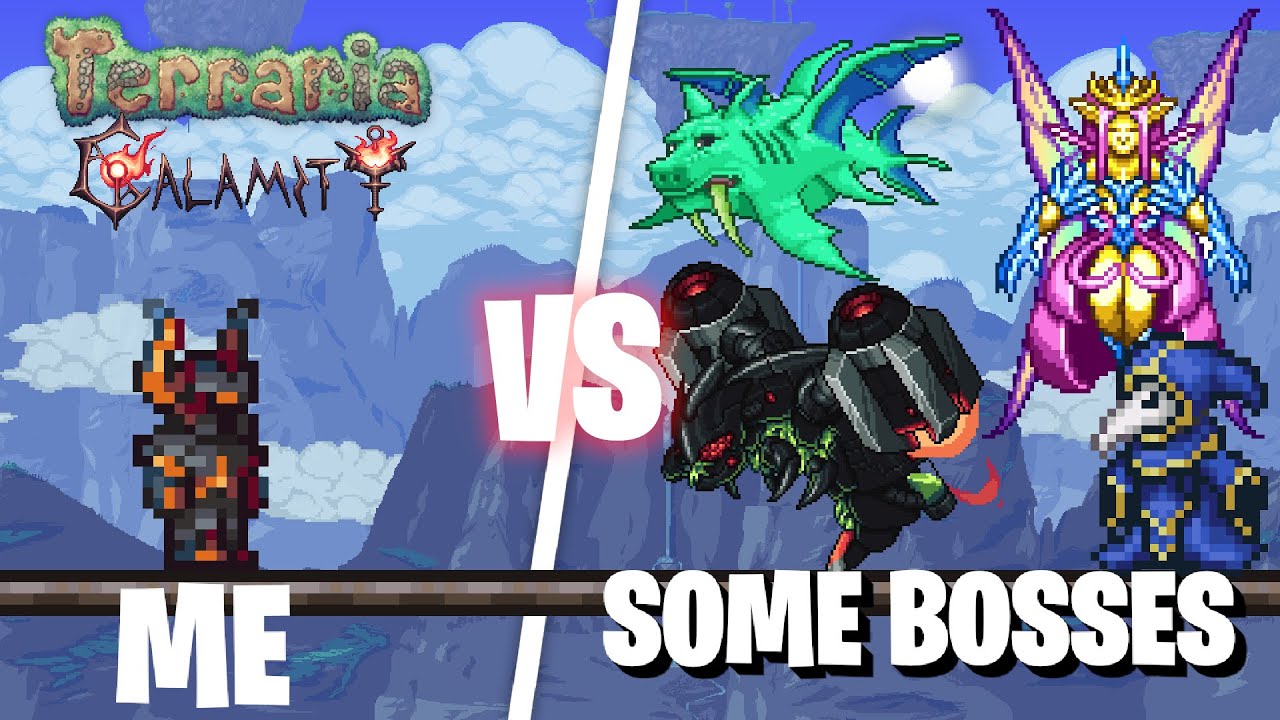 Terraria Calamity | ME VS BOSSES - YouTube