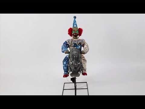 Spirit Halloween 2020 Rocking Elephant Clown - YouTube