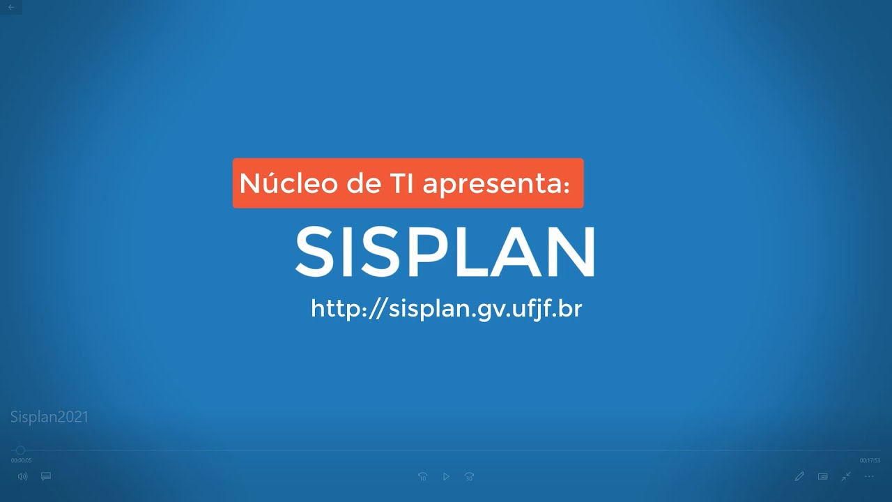 Saiba como fazer o seu planejamento com o Sisplan - YouTube