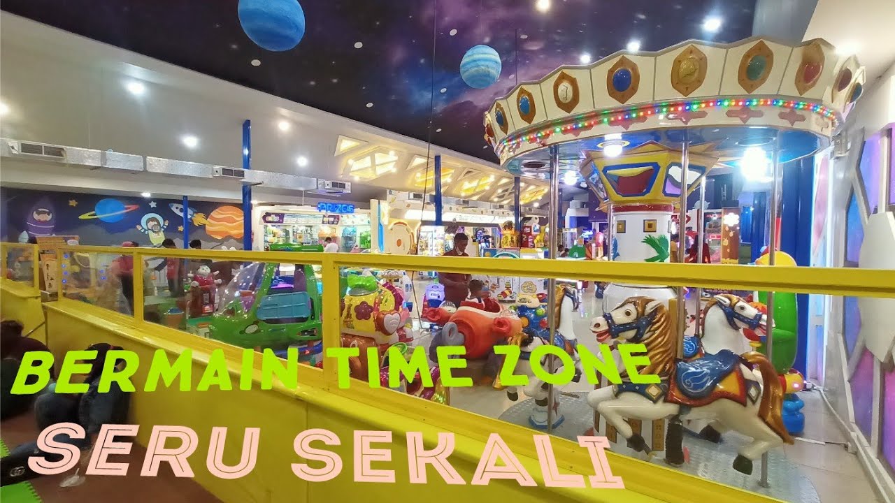 Bermain di Taman Bermain Time Zone Seru Sekali - YouTube