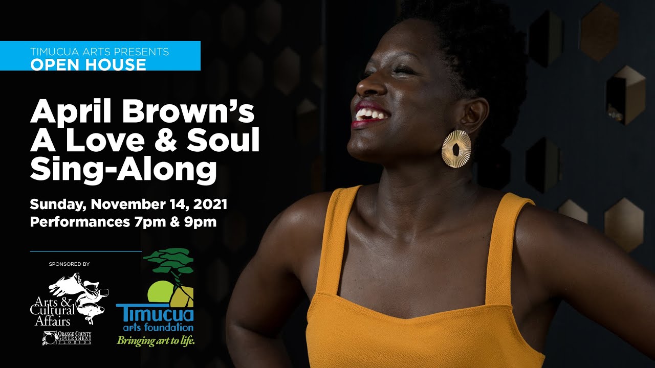 Trailer, April Brown at Timucua, Love & Soul Sing Along - YouTube