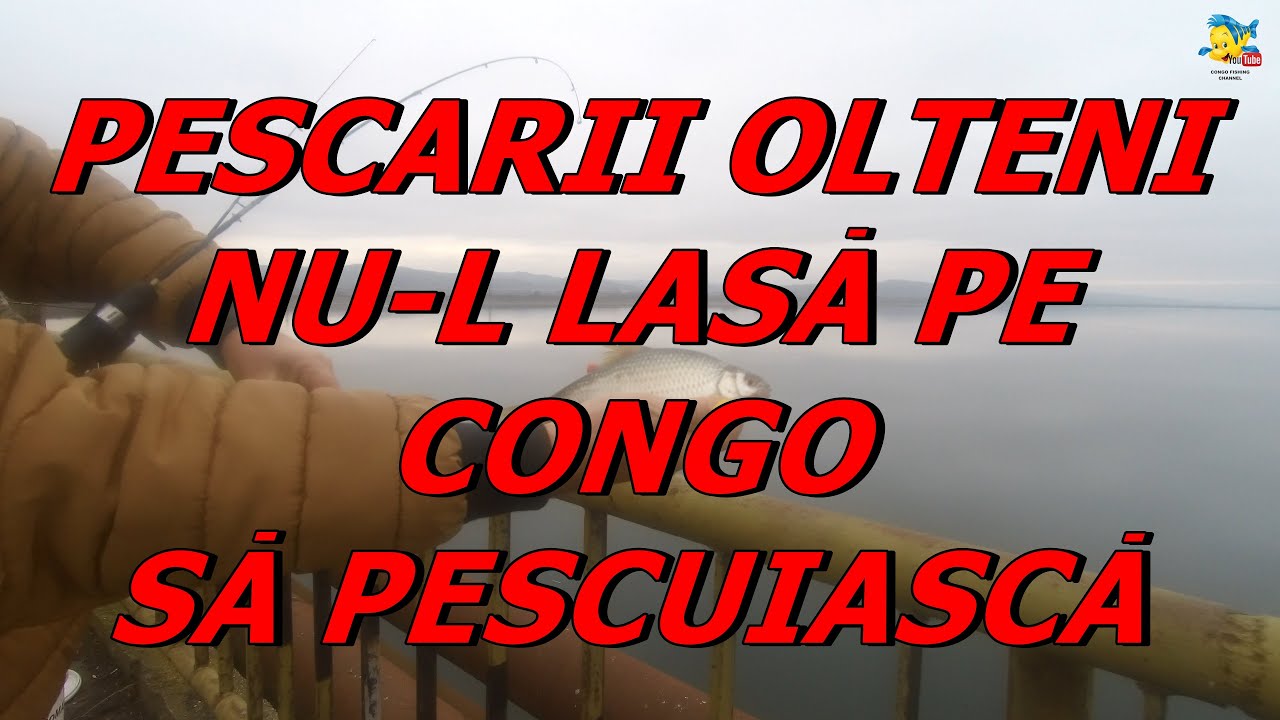 DOI OLTENI NU-L LASA PE CONGO SA PESCUIASCA LA DRAGASANI - YouTube