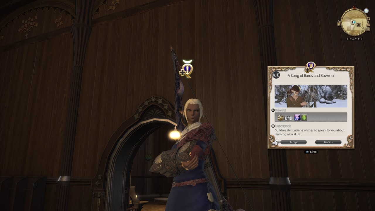 FFXIV Bard Job Quest: A Song of Bards and Bowmen - YouTube