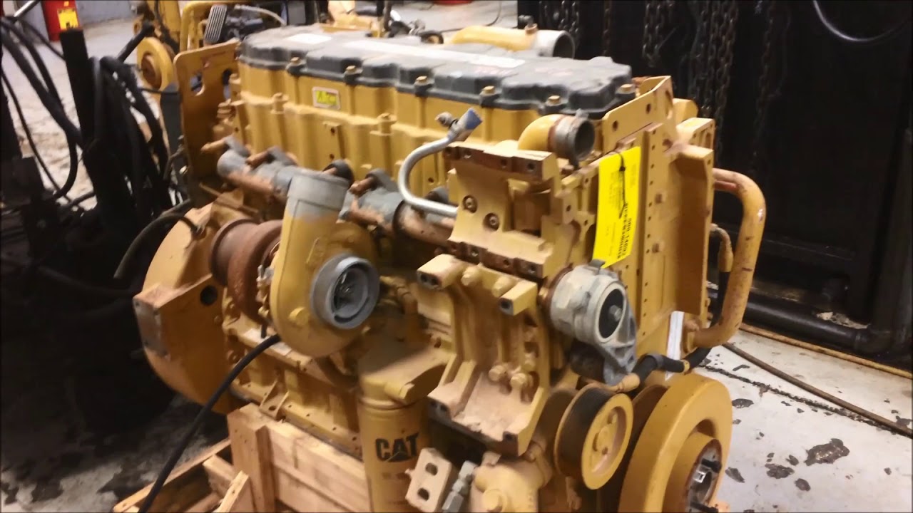 08 Caterpillar C7 Acert Engine - YouTube