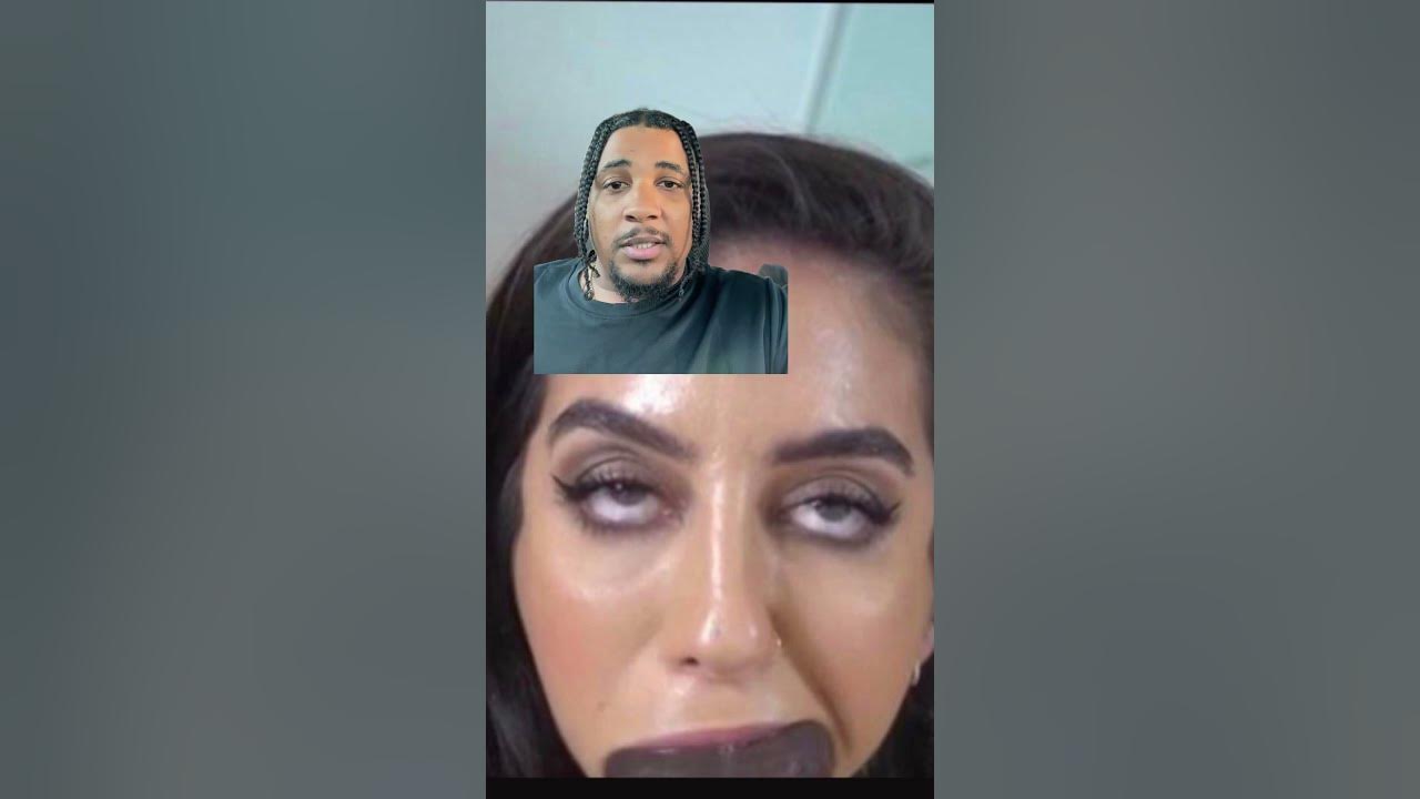 Picture Of Adam 22 Of No Jumpers Wife Lena The Plug Going Viral With Her Eating Up A Large Bbc